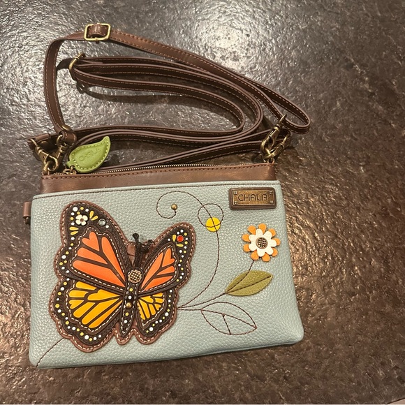 Chala | Bags | Chala Mini Crossbody Bag Small Purse Convertible Monarch ...